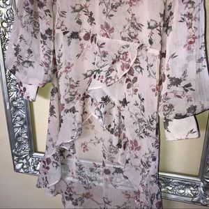 Leith | Tops | Lieth High Low Ruffle Top | Poshmark